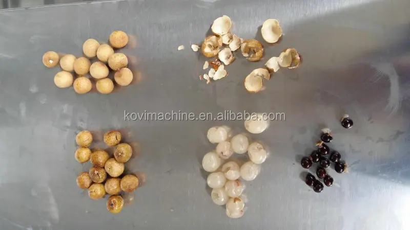 Longyan Plum Core Removal Machine Lychee Litchi Peeling Peeler Machine ...