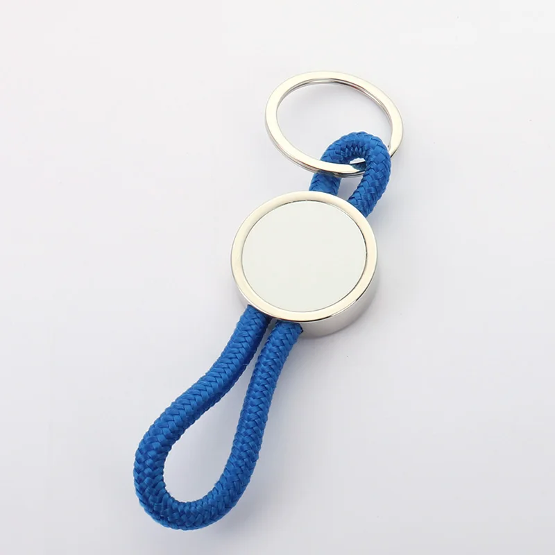 Womens Sublimation One-Side Nylon Rope Blank Keychains