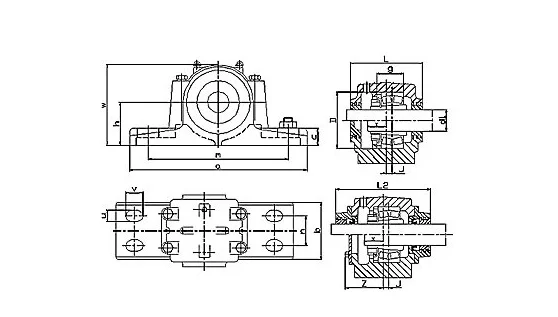 Bearing Factory SD Split Plummer Block SD3138 TS Pillow Block