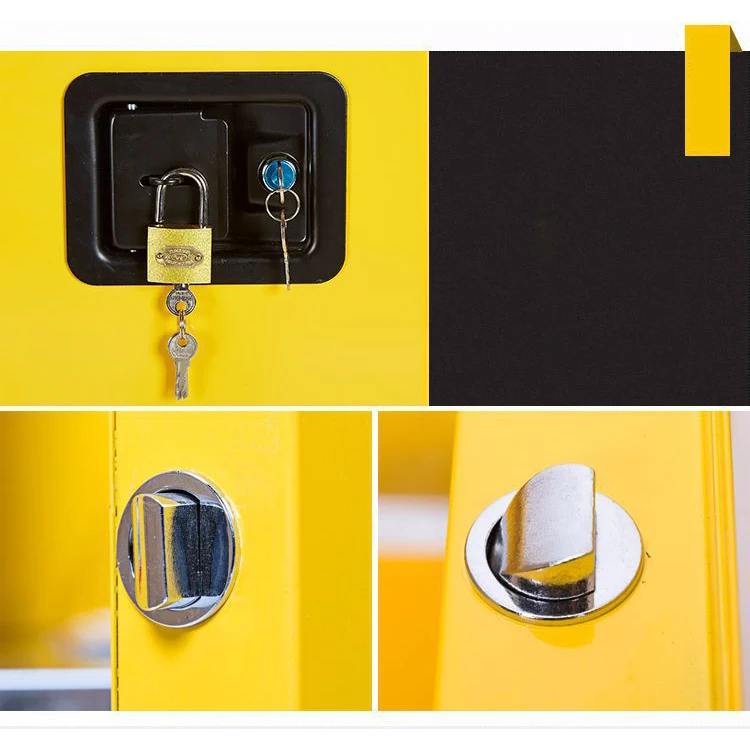 110 Gallon Recessed Lockable Chemicals Storage Cabinet