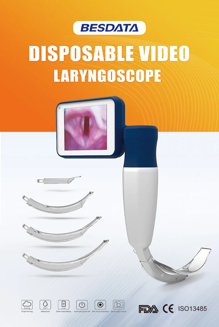 High Quality Disposable Video Laryngoscope Set For Intubation Icu - Buy ...