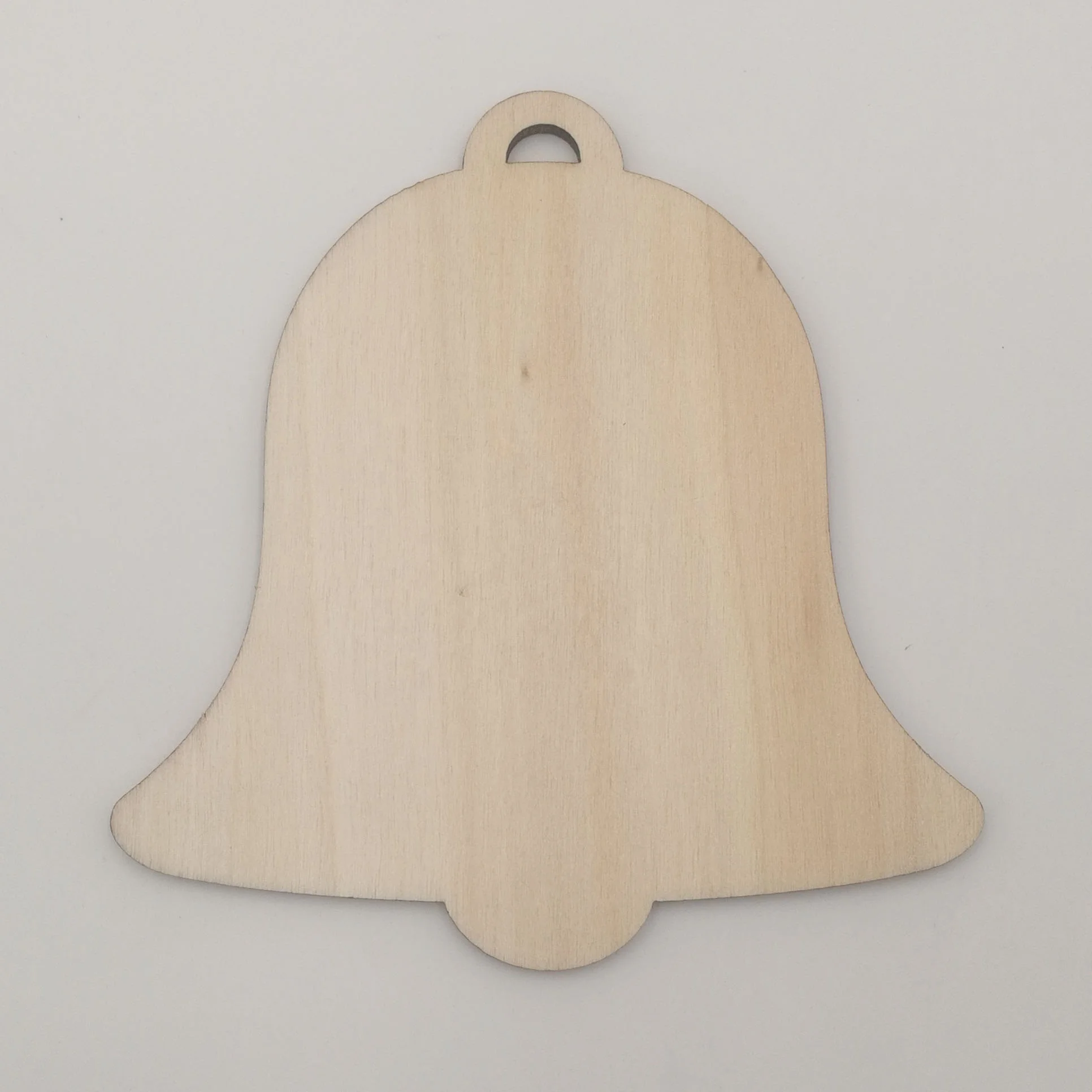Wooden Bell Shapes - Xmas Bell Wood Craft for Holiday Decor