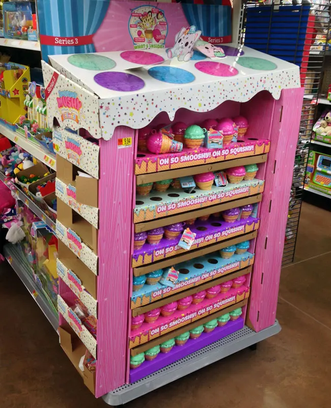 Point Of Sale Promotional Folding Displays Stand Corrugated Cardboard ...