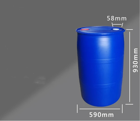 200L Blue Plastic Drum - Durable & Sustainable Storage