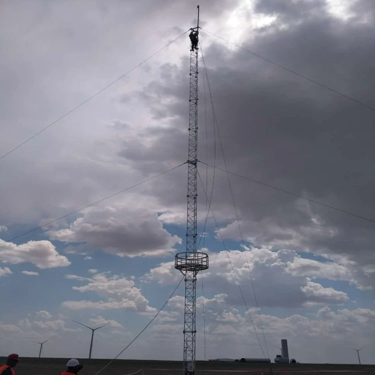 Tallest Guyed Mast - Triangle Mast for Antenna Tower
