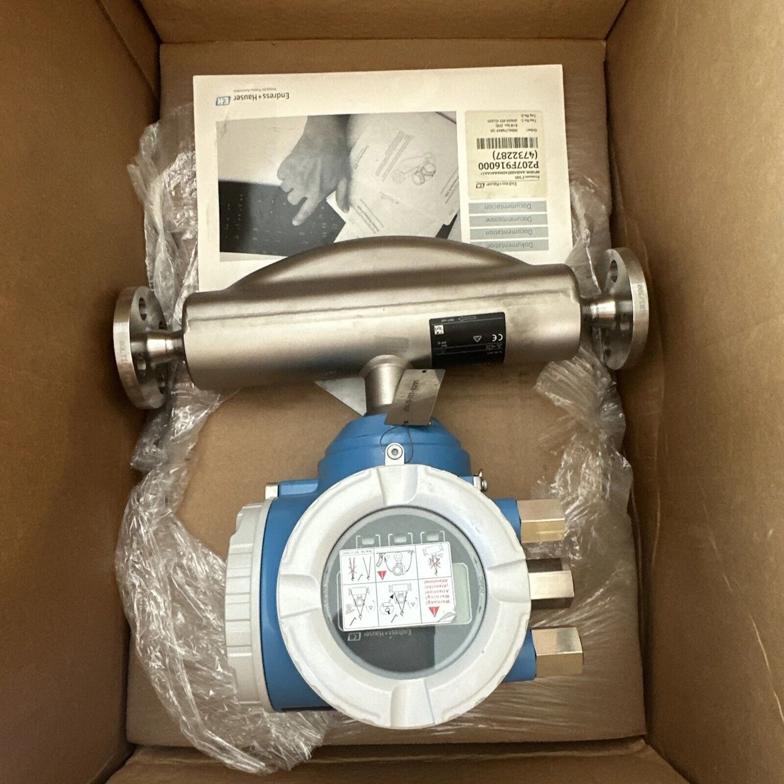 Endress Hauser Flowmeter Promass F300 Coriolis Flowmeter 8F3B15 DN15 ...