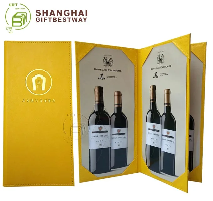 Suede Menu Covers - Elegant Protection for Restaurant Menus