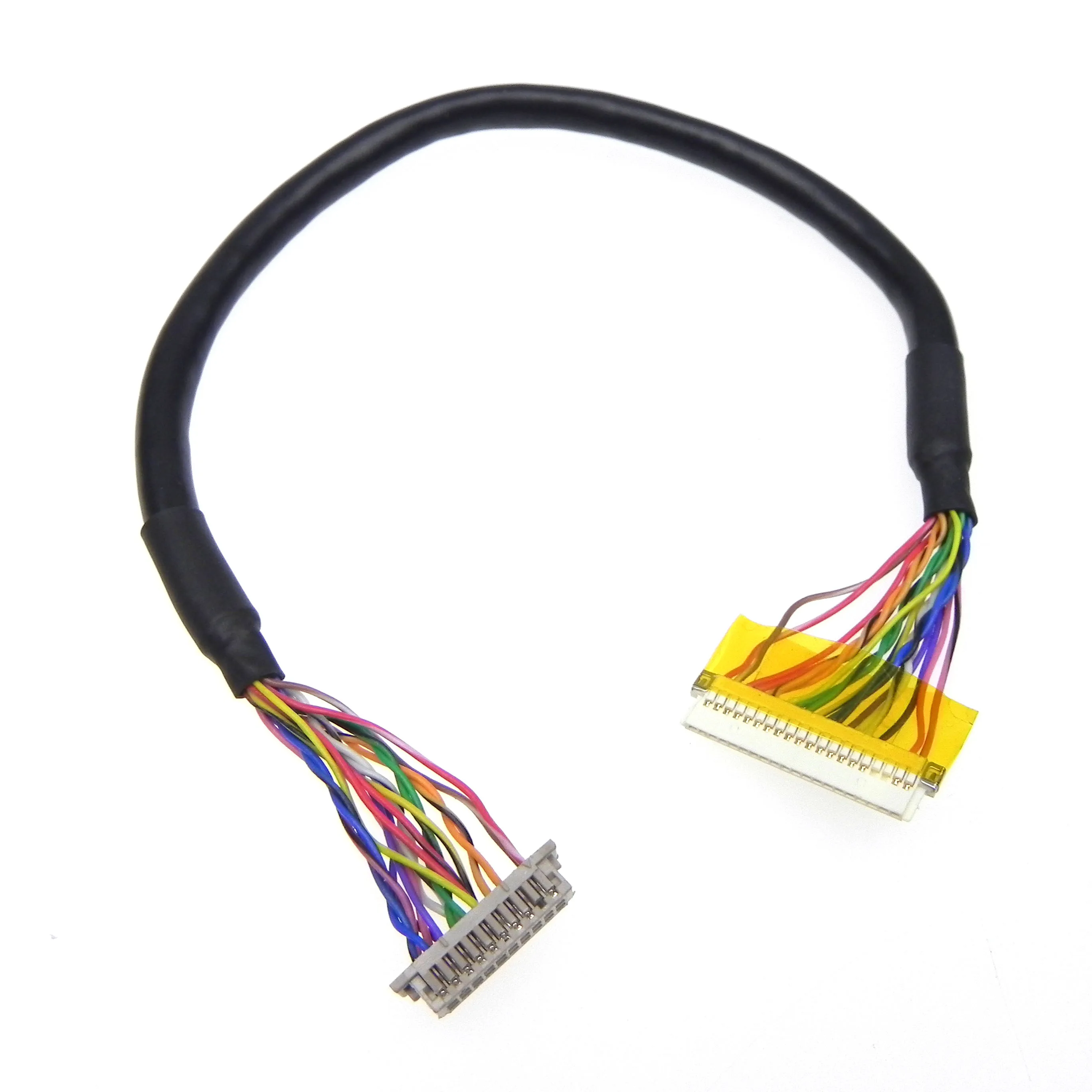 Custom Df19-20s-1c 20pin 30pin Lt104ac54000 Lcd Replacement Lvds Cable ...