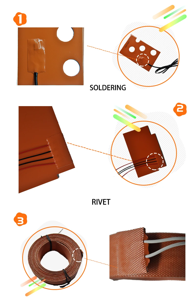 Silicone Rubber Heating Mat With Thermocouple - Buy Silicone Rubber ...