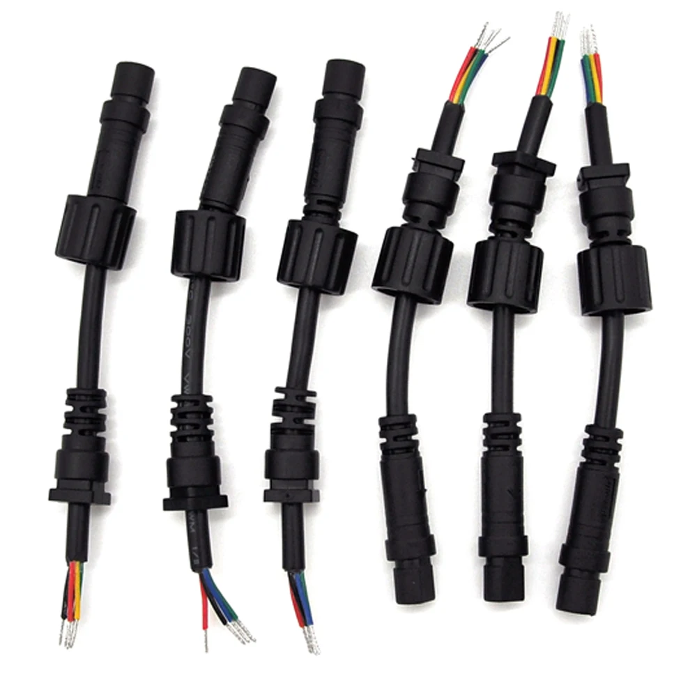 Ip67 3 Pin Waterproof Connector 4 Pin Waterproof Connector M10 Cable ...