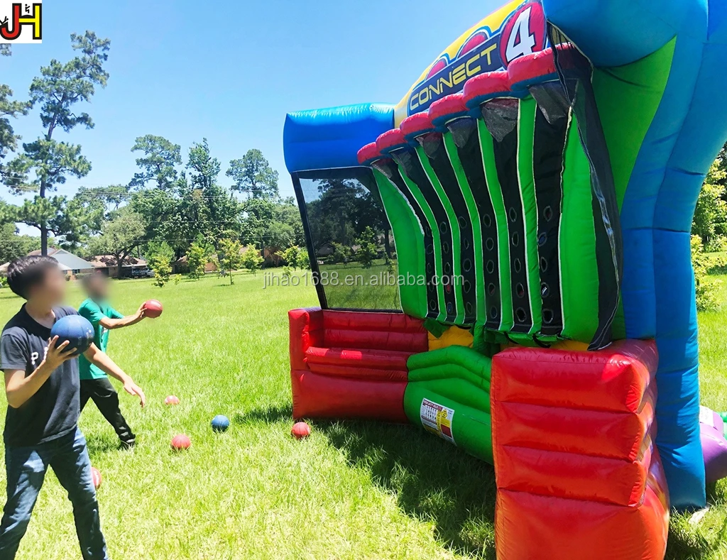 Connect 4 Inflatable Basketball - Carnival Fun for Parties