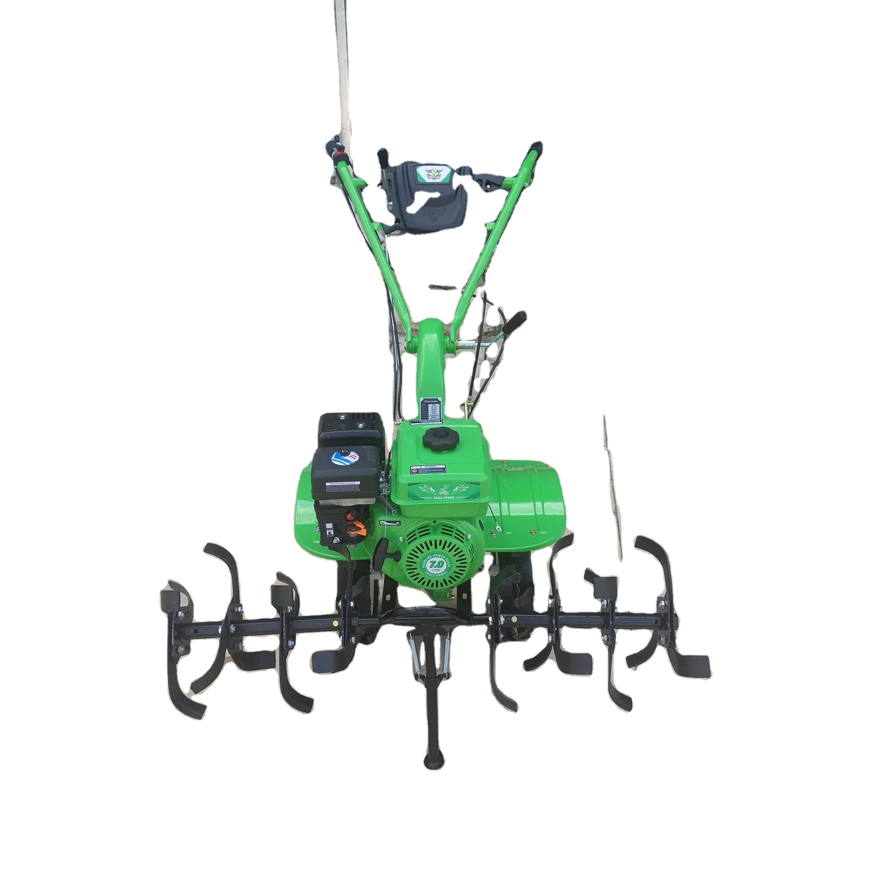 7hp Gearbox Drive Garden Rotavator Cultivator Tiller Agricultural ...