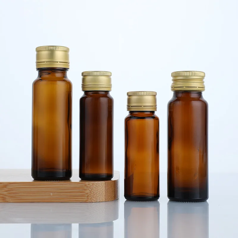 Teal Glass Oral Liquid Bottle Screw Top Light Protected Syrup Brown ...