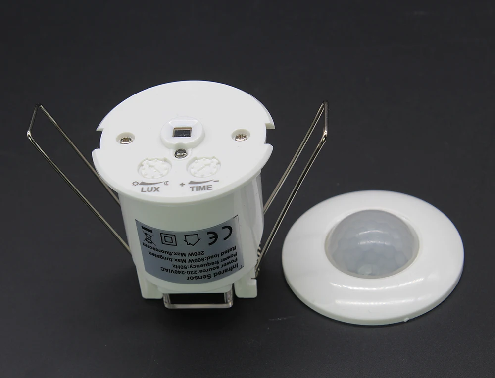 220v 360 Degree Smart And Mini Infrared Motion Sensor,Ceiling Recessed ...