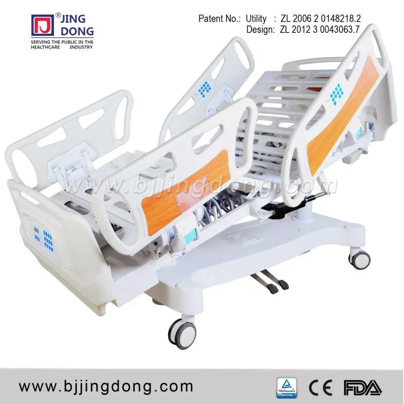 Luxury Hospital 6-function Electronic Icu &ccu Rotation Bed - Buy ...