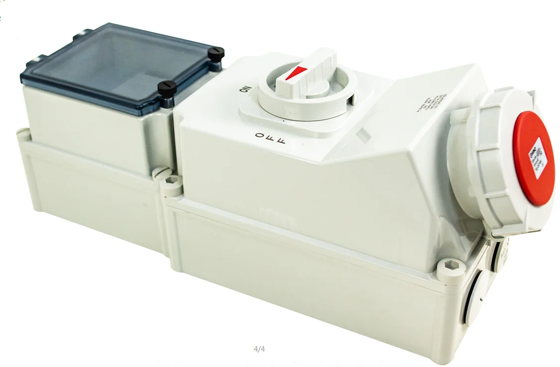 Ip67 5pin Europe Model 380v 3 Phase Interlock Isolator Socket With3 ...