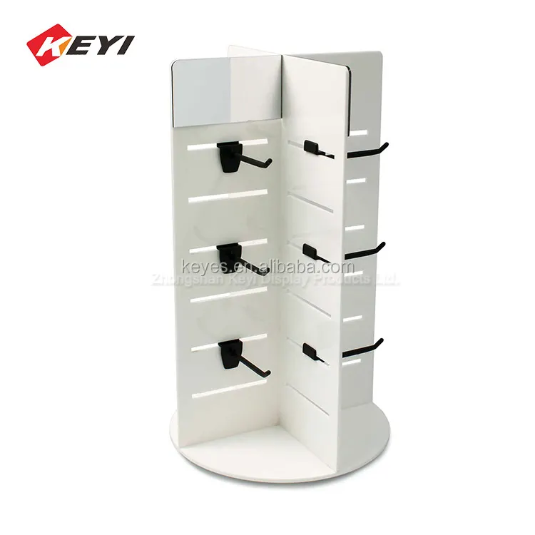 Custom Sports Brand Retail Store Hanging Tennis Racket Display Stand