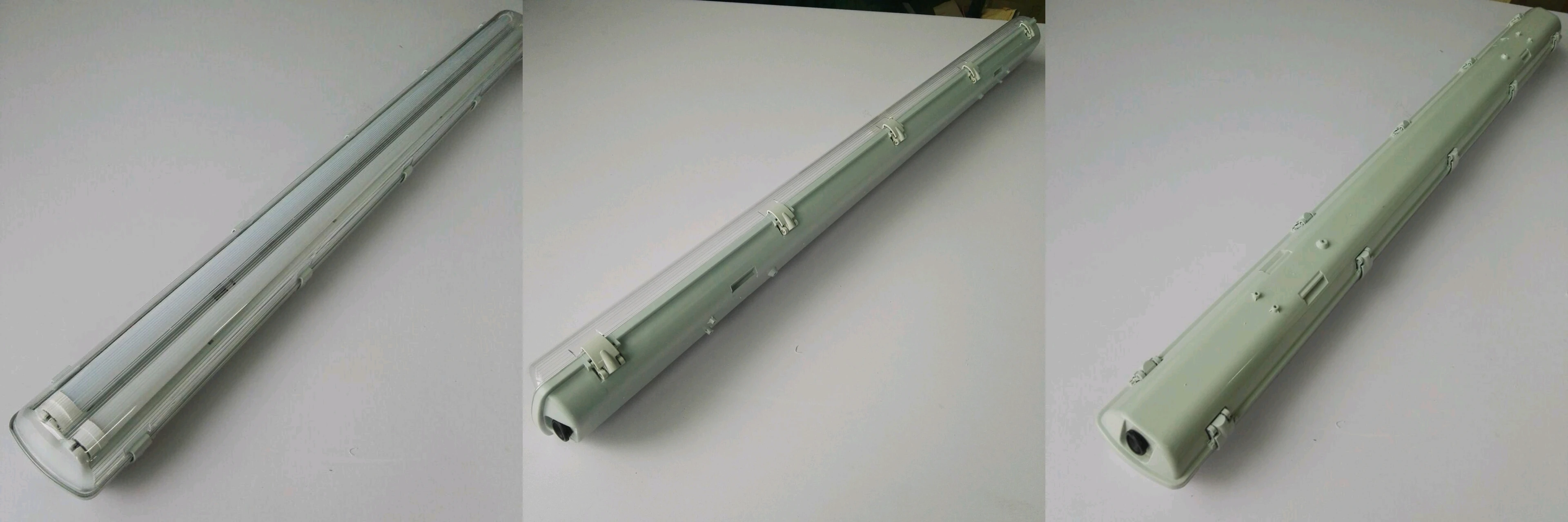 Led T8 Fluorescent Lamp/waterproof Lamp 1.2m Double-tube Pc Waterproof ...