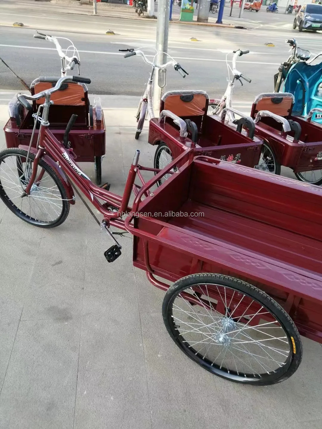 3 Wheel Adult Manpower Bicycle Tricycle with Back Seat - Comfortable ...