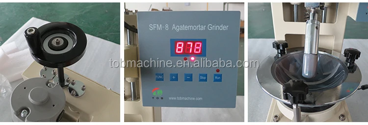Automatic Agate Mortar and Pestle Grinder for Various Ceramic Materials