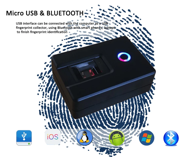 Hfsecurity Hf4000plus Digital Personal Biometric Wireless Usb Optical ...