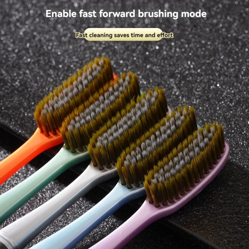 Liangmeikang Adult Toothbrush - Soft Bristles & Anti-Slip Handle