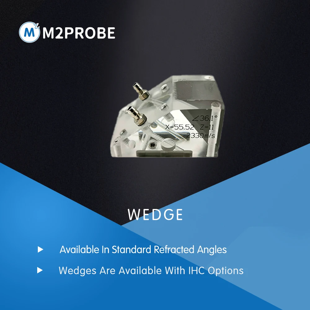 Eintik M2probe NDT Phased Array Wedge for Angle-Beam Inspections