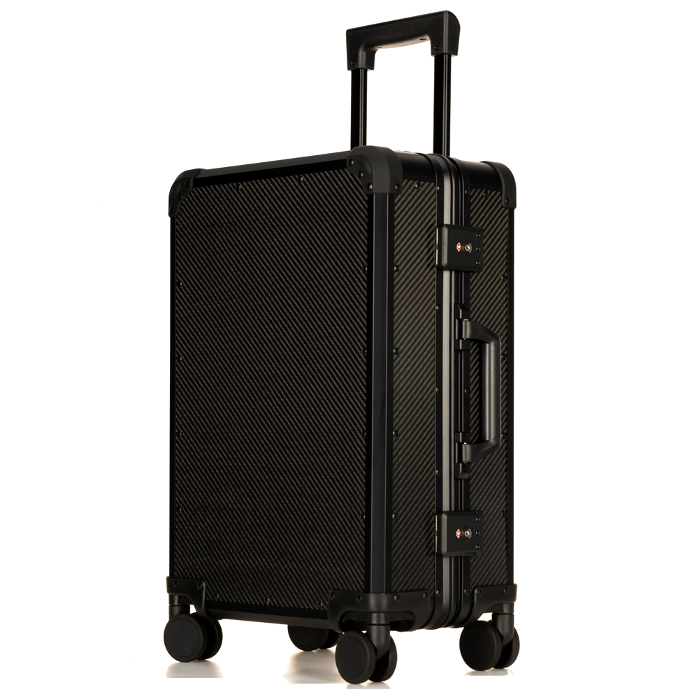 Luxury Real Carbon Fiber Luggage - TSA Lock & Spinner Caster