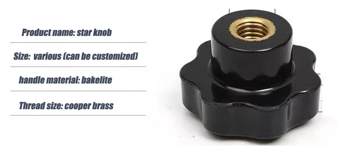 Shop M8 M10 Bakelite Lobe Knobs - Durable & Stylish Handles