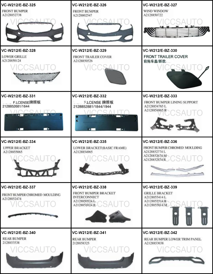 Oem For Benz W212/e Amg E63 10'-13' E200/e260/e300/e200l/e260l/e360l Auto Car Mudguard Viccsauto ...