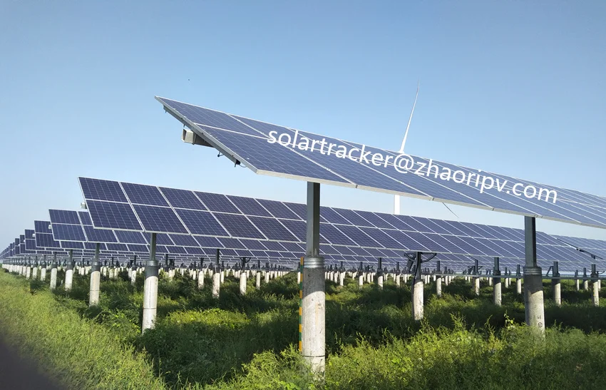 Shandong Zhaori Solar Tracking System Sunchaser Tracker China Solar ...