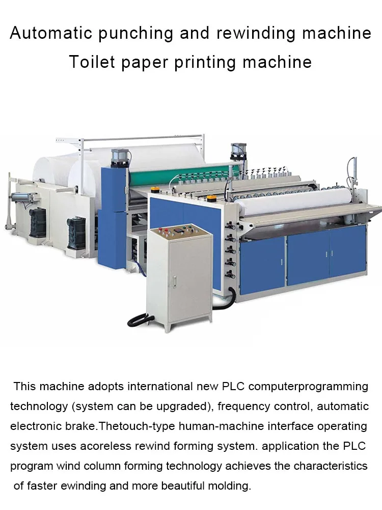 Jyd Factory Price Easy Operating Semi Automatic Jumbo Roll Toilet Paper ...