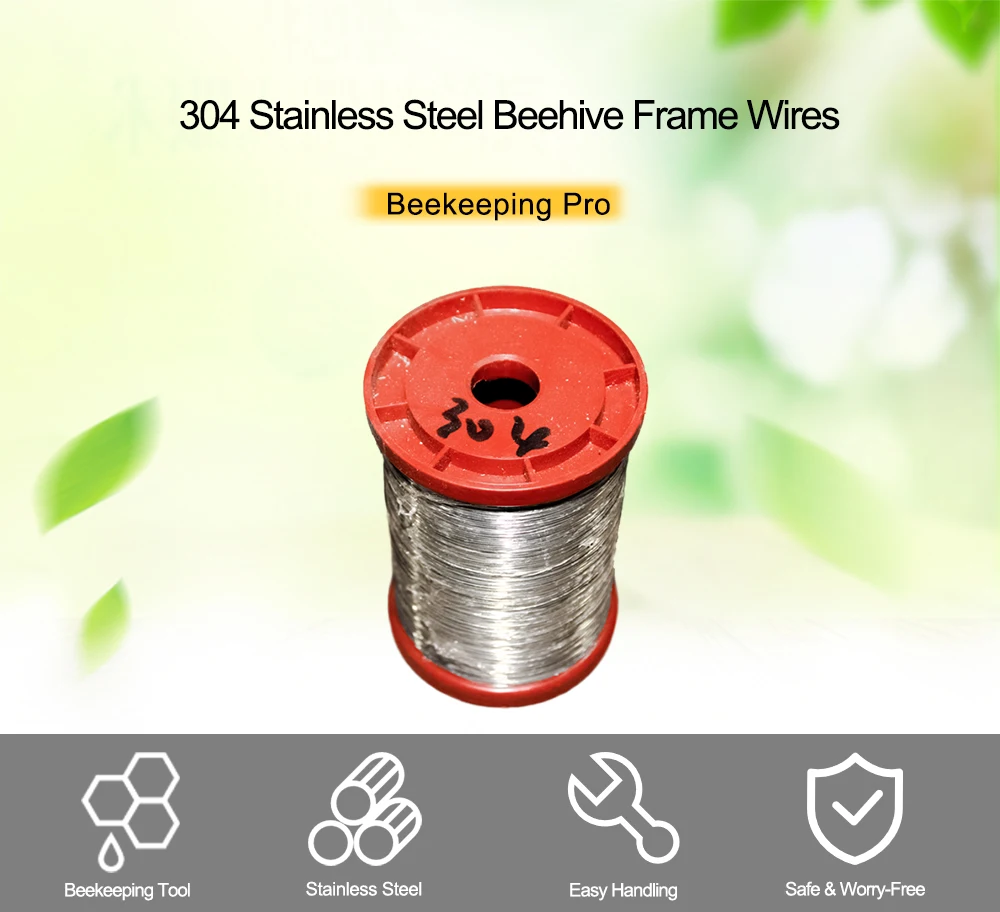 304 Stainless Steel Beehive Frame Wires In Spool Apiculture Honey Bee ...