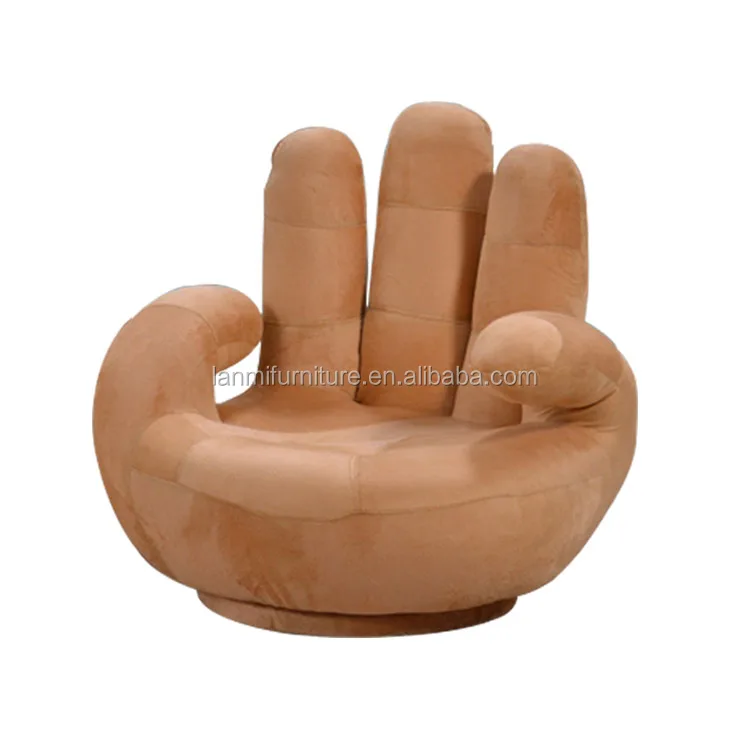 Leisure Velvet Finger Chair - Modern Living Room Furniture