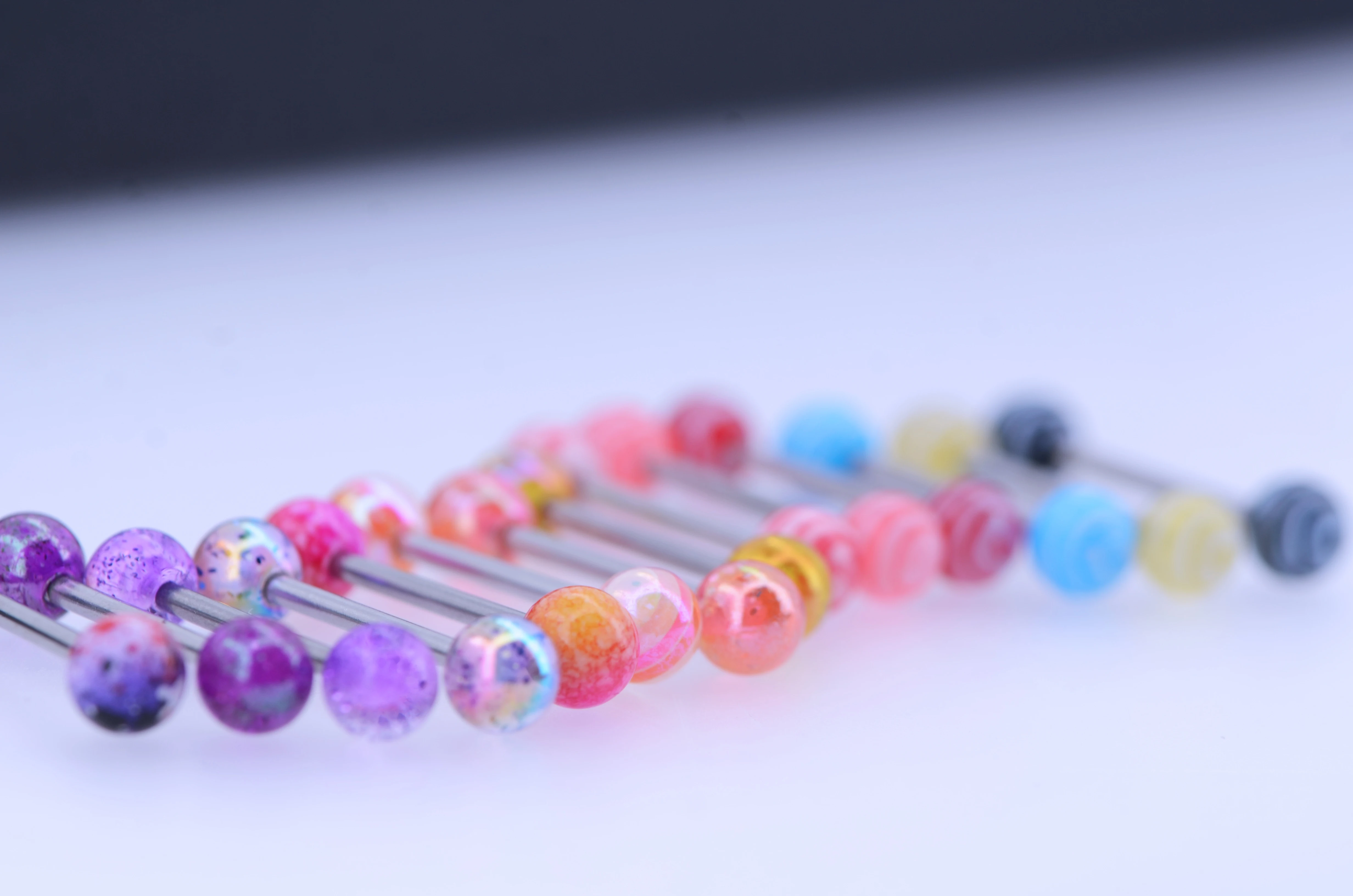 Beauty Acrylic Ball Piercing Tongue With 316l Post - Buy Piercing ...