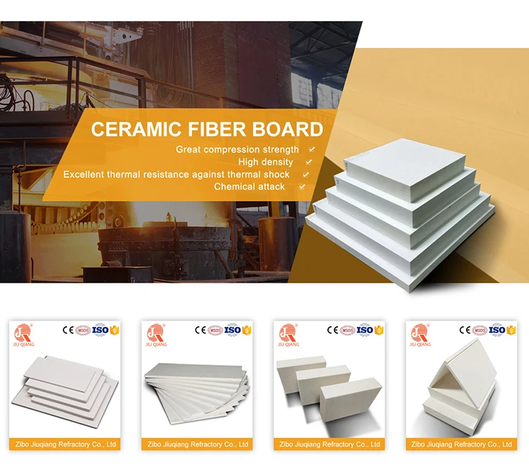 Ceramic Fiber Board High Temperature Fireplace Fireproof Insulation ...