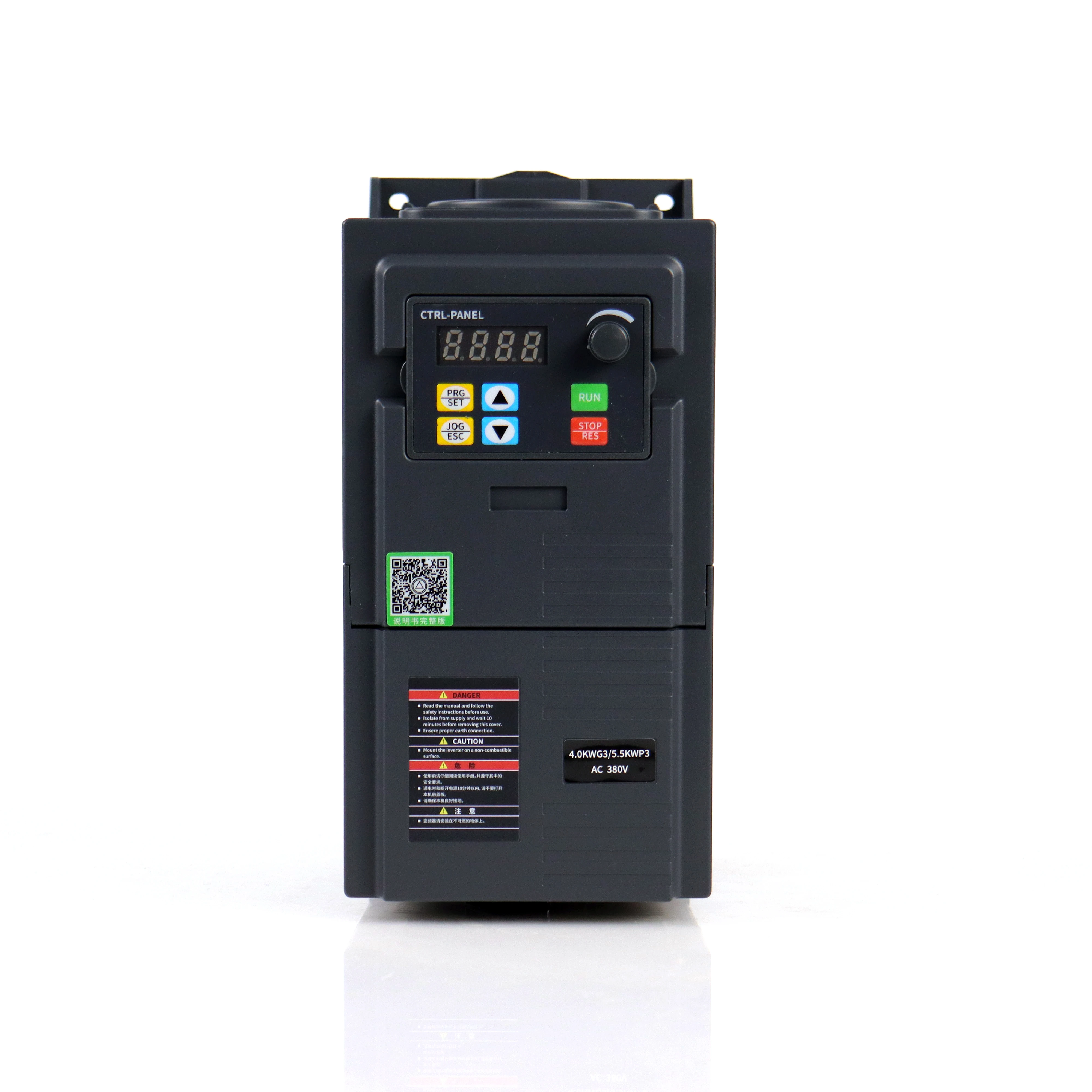 4.0kw Vfd Inverter Input 3 Phase To Output 3 Phase 340v-440v Variable ...