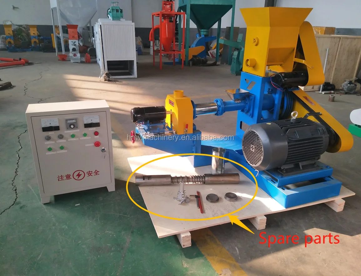 Pet Kibble Dog Fish Cat Food Extruder Machine Processing Line - Buy ...