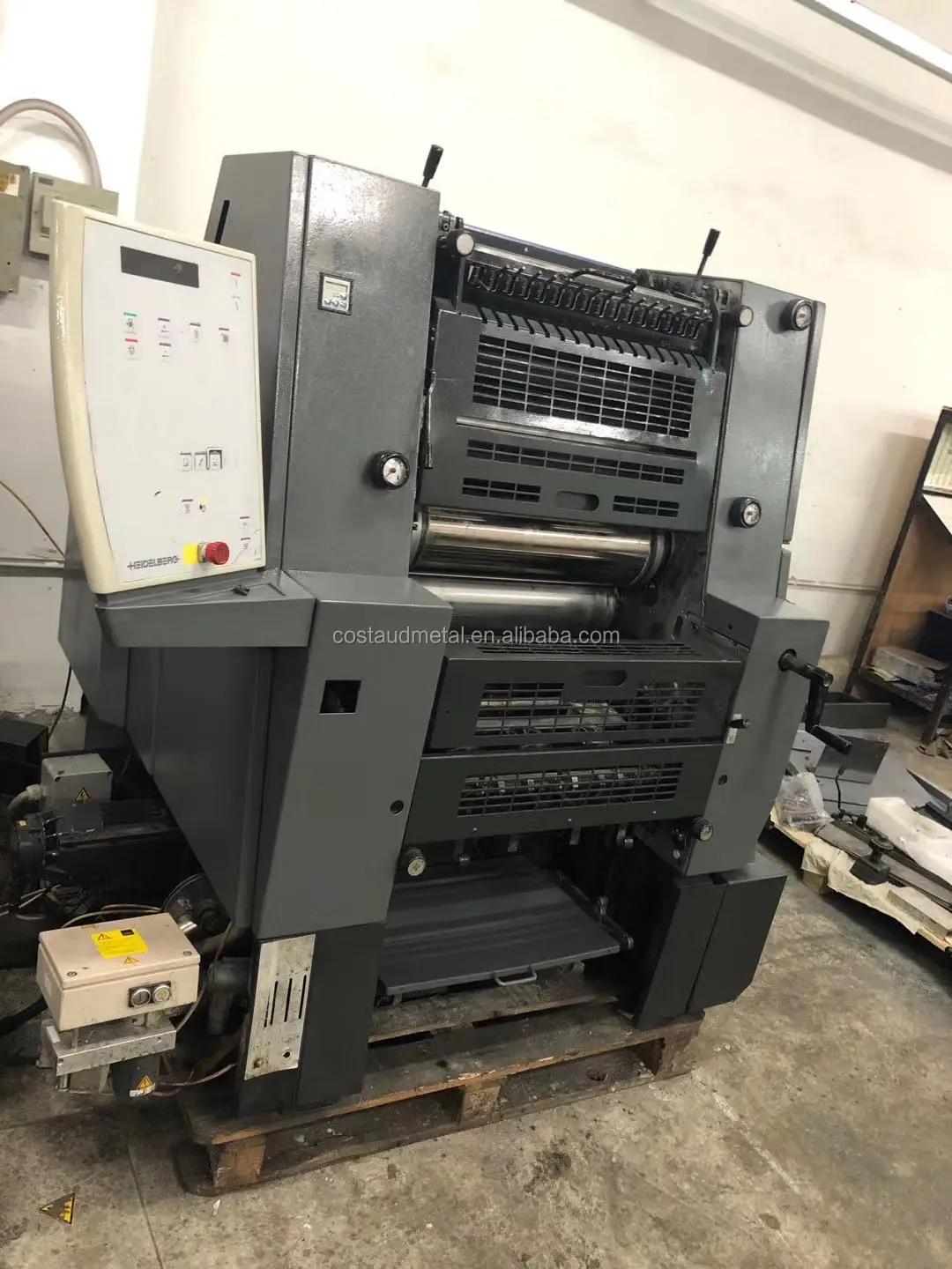 Offset Printer 4 Color Printing Machine Alcohol Dampening And Dds ...