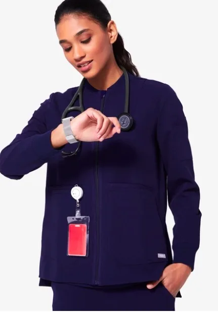 Figs Style Scrubs Hospital Uniforms Nursing Scrubs Sets Stretch Long ...