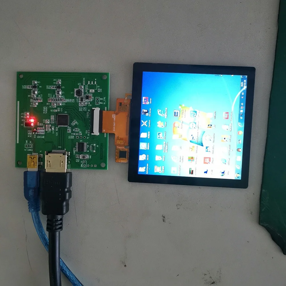 Customized Special 480p 768p Lcd Panel 7 Inch Square Lcd Display - Buy ...