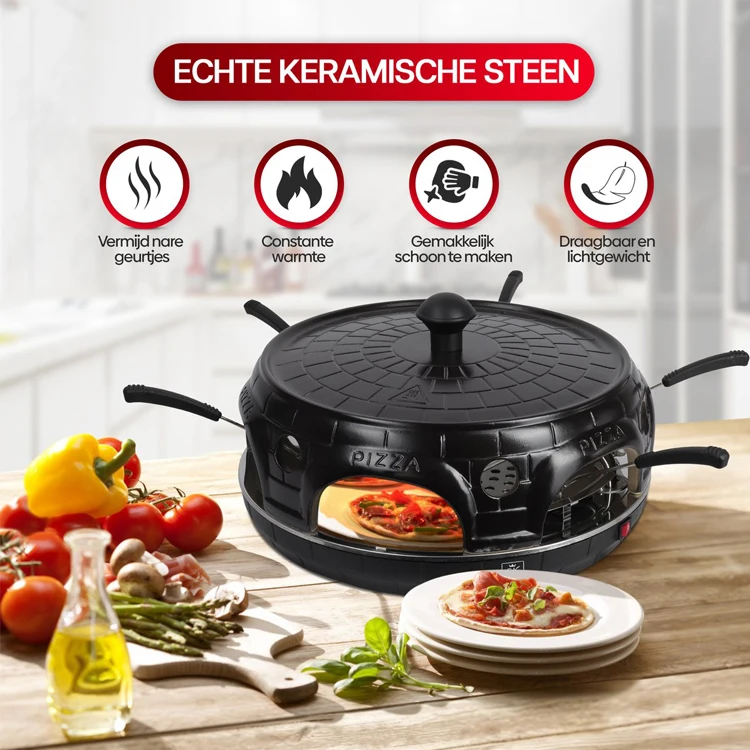Mini Pizza Maker - Efficient 4 Person Household Oven