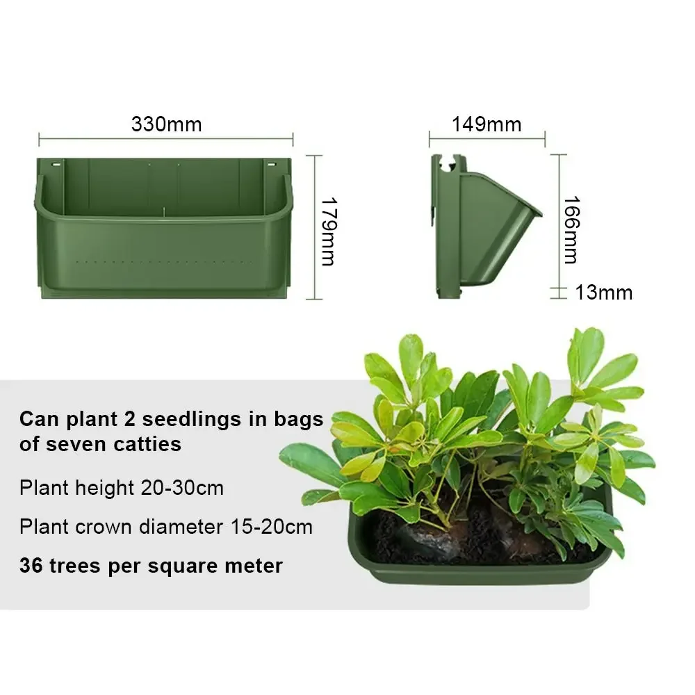 Wholesale Vertical Garden Planters Wall Hanging Plastic Flower Pots Green Wall Plant Pots ...