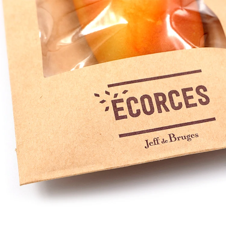 Wholesale Custom Design Printed Bakery French baguette Packaging Kraft ...