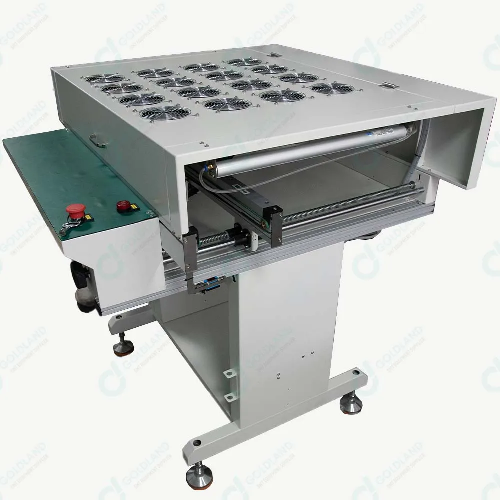 Smt Part Automatic Pcb Handling Equipment Pcb Conveyor With Fan And ...