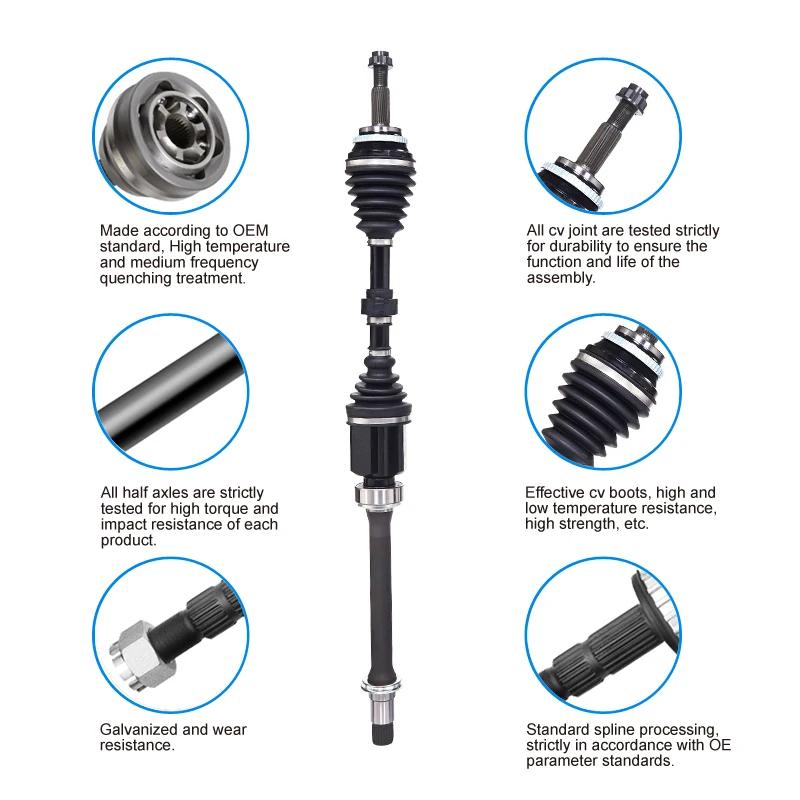 Ccl Drive Shaft Assembly For Toyota Cruizer Oe 43430-04070 43430-60060 ...