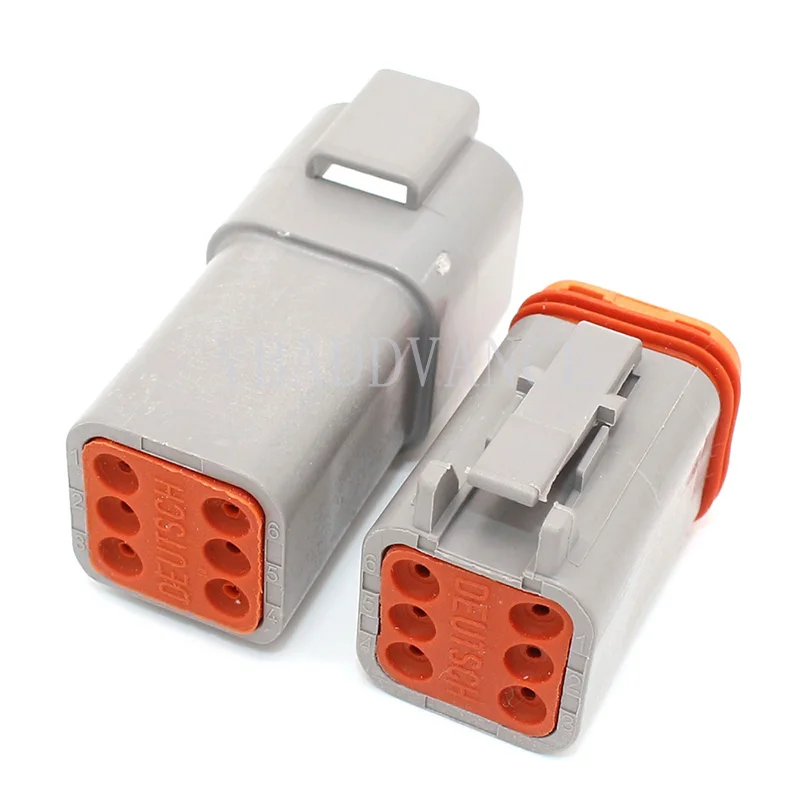 Deutsch Dt 6 Pin Female Connector Kit With Lock Terminals Dt06-6s - Buy ...