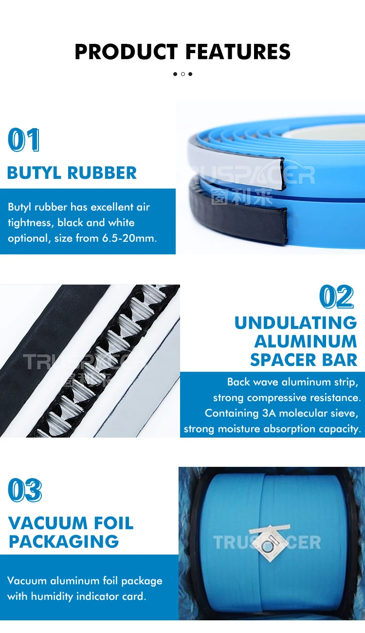 Single Seal Flexible Warm Edge Ig Spacer Warm Edge Spacer - Buy Double ...