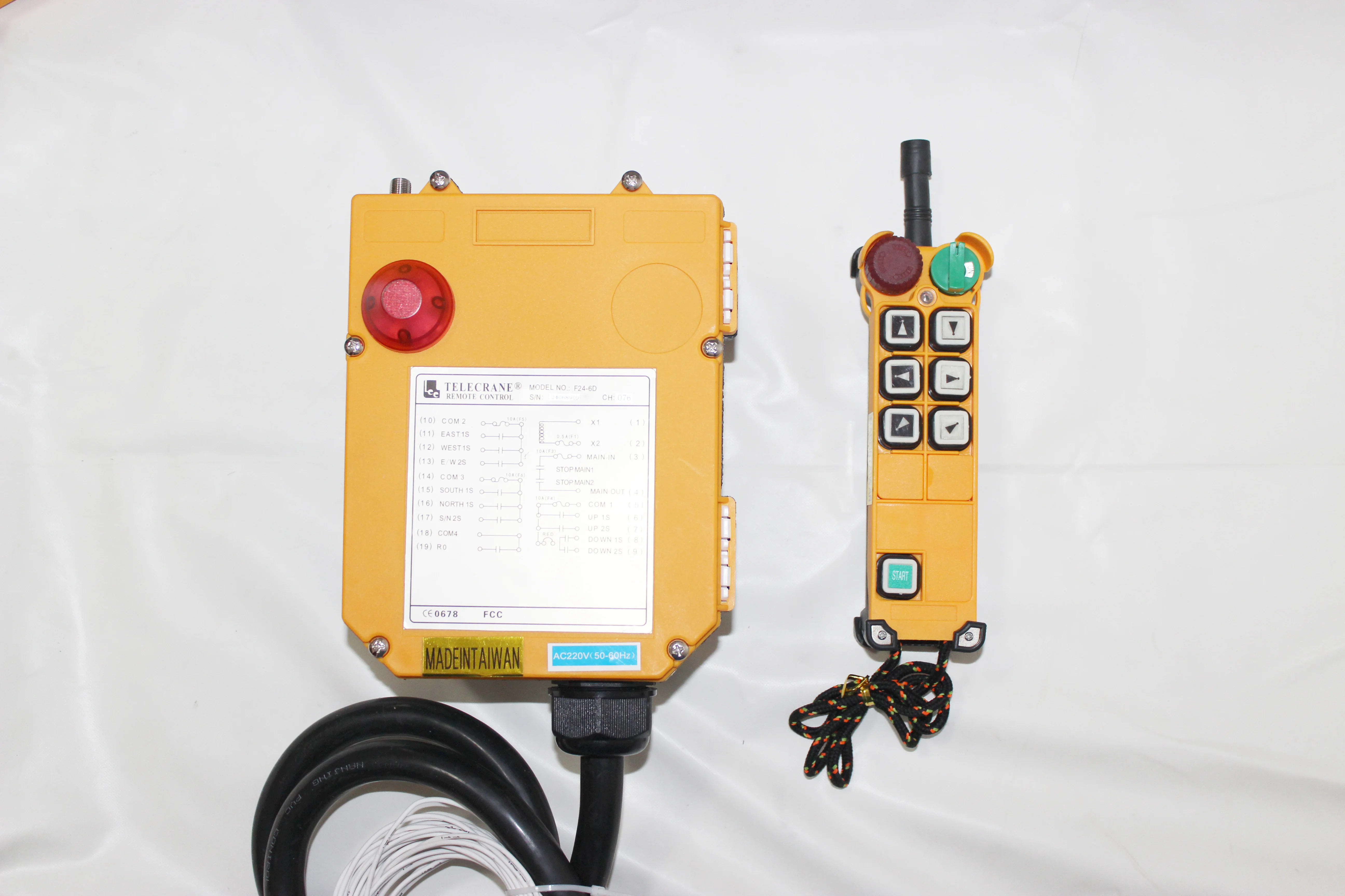 Telecrane Universal Wireless Remote Control F24-6D