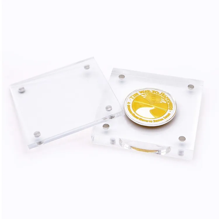 Clear Round Coin Capsules with Foam Inserts - Secure Your Collection